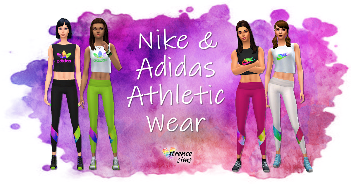 Nike & Adidas Crop Top & Leggings » strenee sims