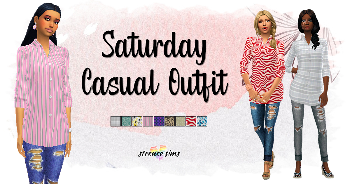 Saturday Casual Outfit » strenee sims