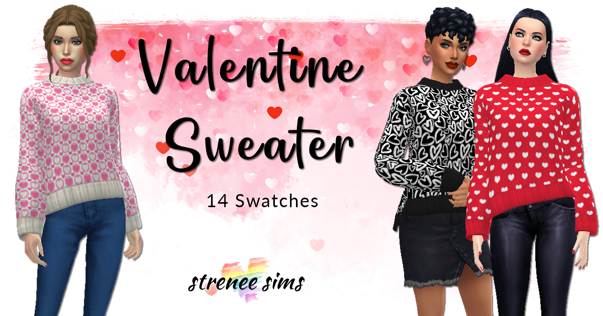 Valentine Sweater » strenee sims